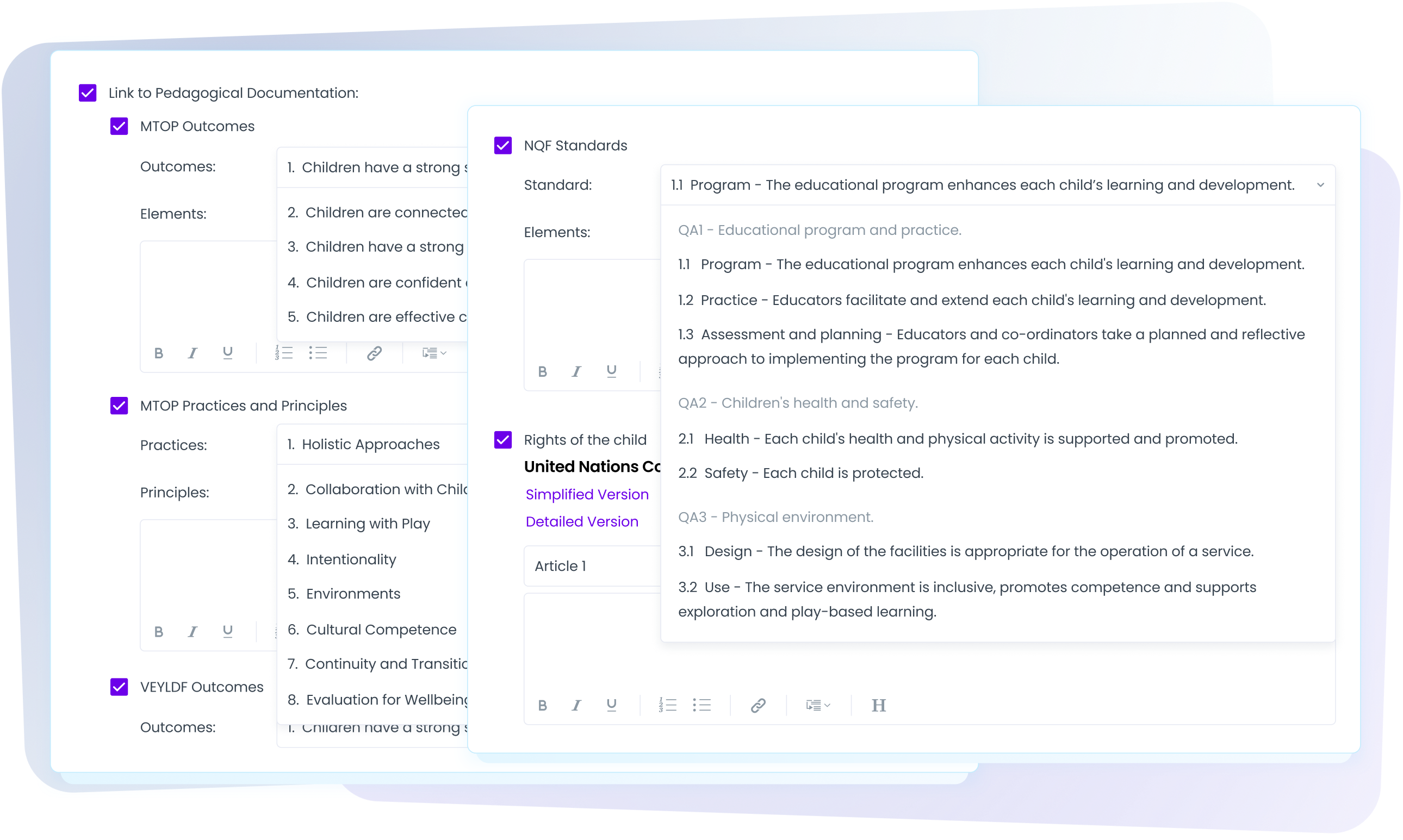Educate | EYLF programming documentation software